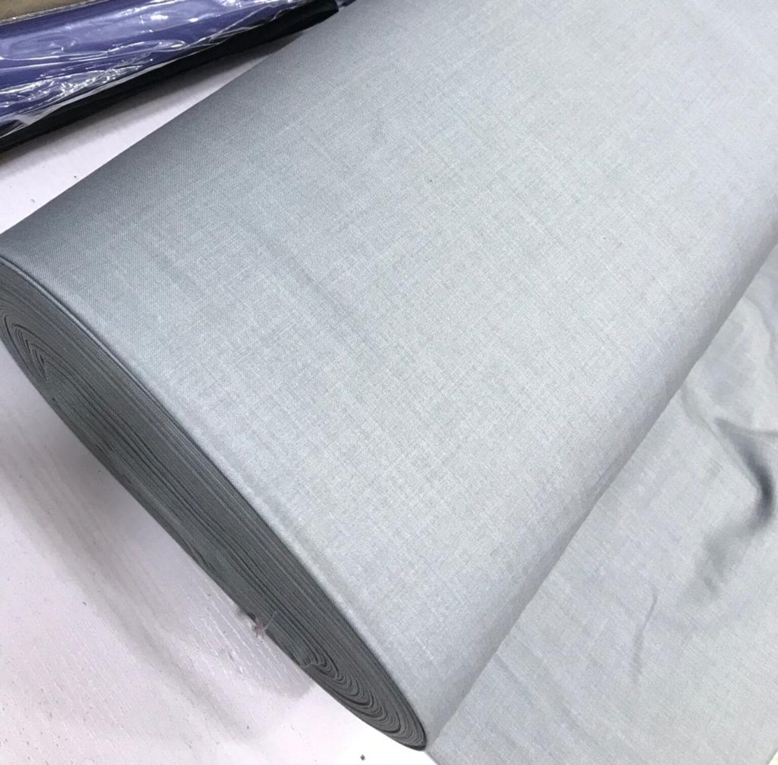 Silver-Grey Lana Cashmere Fabric per yard - Wes Fabrics